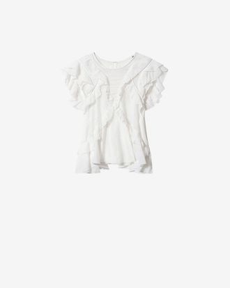 Isabel Marant Top Nalou - Femme - Blanc - Taille34 - Marant &Eacute;toile