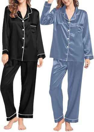 Generic HUIFUAO Pyjama Femme Pyjama Femme ete Pyjama Femme Coton Pyjama Short Femme Pyjama Femme Hiver Ensembles de Pyjama Femme Bas de Pyjama Femme Pyjama Fe