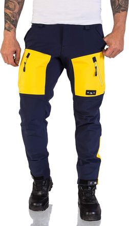 Rock Creek Herren Softshell Hose Cargohose Outdoorhose Wanderhose Herrenhose Wasserdicht Skihose Arbeitshose Winter Hose H-196 Navy 2XL