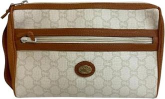 Gucci unisex, Pre-owned, Blanc, Taille: ONE Size Pochette Vintage Pre-owned