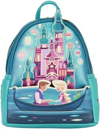 Loungefly Tangled Disney Princess Castle Mini sac &agrave; dos, multicolore, taille unique