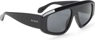 Alaia Eckige Sonnenbrille aus Acetat - - Accessories - unisex - Schwarzk - 57 MM