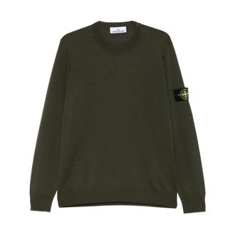 Stone Island Herren, Strickwaren, Gr&uuml;n, XLGr&ouml;&szlig;e