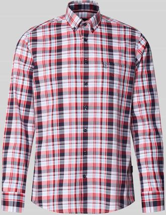 Bugatti Freizeithemd mit Knopfleiste