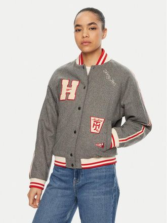 Tommy Jeans Bomberjacke DW0DW20547 Grau Regular Fit