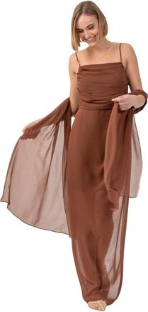 Kocca Femme, Robes, Brun, Taille: 36 FR Robe Longue Coupe Ajust&eacute;e