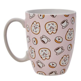 Enesco Department 56 Pusheen Donuts & Kaffeetasse, 10,8 cm H&ouml;he