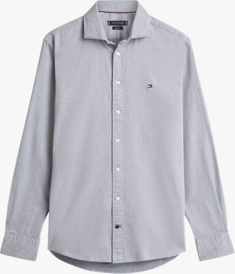 Tommy Hilfiger Chemise manches longues &agrave; motif en coton