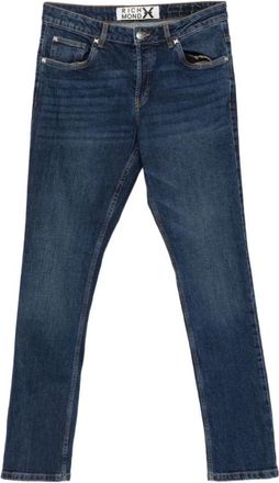 John Richmond Homme, Jeans, Bleu, Taille: W31 Jeans &agrave; &eacute;cusson logo