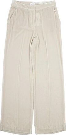 P.A.R.O.S.H. P.a.r.o.s.h., Femme, Pantalons, Blanc, Taille: 38 FR Wide Pantalons