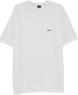 BOSS t-shirt à logo imprimé - Gris