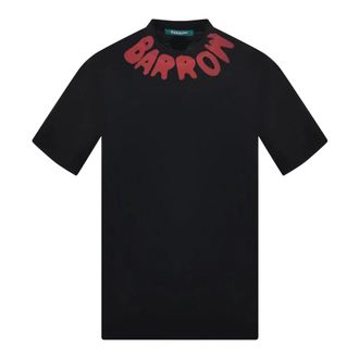 Barrow Logo-T-Shirt aus Baumwolle - - Tops - Herren - Schwarzk - XS
