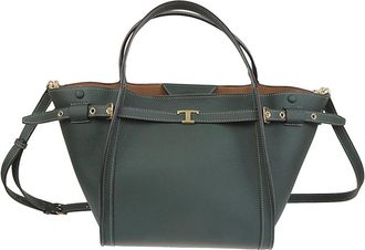 Tod's Femme, Sacs, Vert, Taille: ONE Size Tote Bag