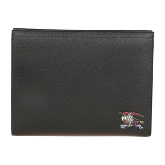 Burberry Homme, Accessoires, Noir, Taille: ONE Size Calfskin Clutch