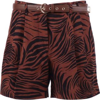 Max Mara Femme, Shorts, Brun, Taille: 40 FR Short Shorts