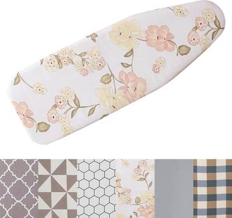 Generic Baumwolle B&uuml;gelbrettbezug,90x30cm 100x34cm 110x34cm 120x38cm B&uuml;geltischbezug Haus B&uuml;gelbrett Bezug Hotel B&uuml;gelbezug F&uuml;r Dampfb&uuml;geleisen(Light Yellow,1