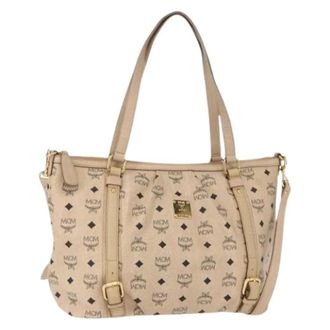 MCM Pre-owned Plastic Handbag - - Pre-owned - Damen - Beige - ONE SIZE