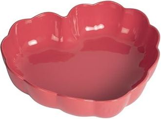 Emile Henry Herz-Kuchenform, Herzform, Keramik, Rosa