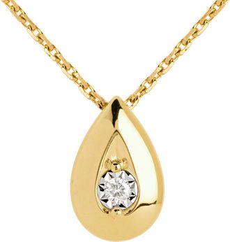 Edenly Diamant Collier Phiole in Gelbgold
