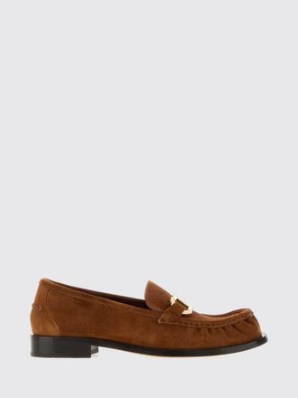 Ferragamo Mocassins penny Gancini en veau velours avec petit talon