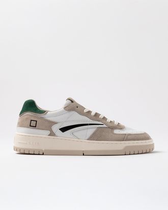 D.A.T.E. torneo pure calf white-green