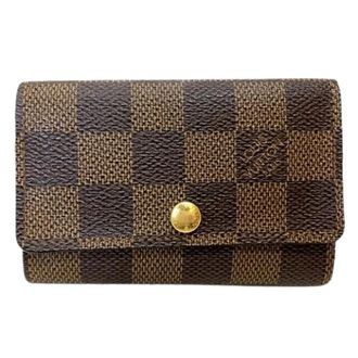 Louis Vuitton Pre-owned Multicles 6 Damier Fabric Key Case - Femme - Pre-owned - Brun - Taille: ONE Size