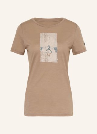 super.natural Funktionsshirt Sun Salutation beige