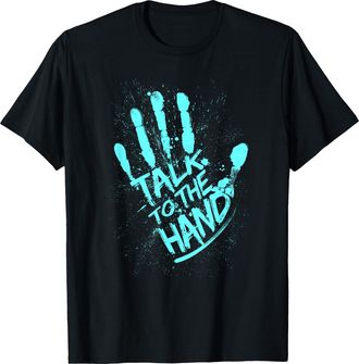Trendy Apparel Trendy Talk To The Hand Print T-Shirt