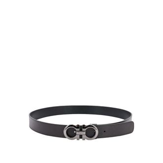 Ferragamo Wende Gancini G&uuml;rtel - - Accessories - Herren - Braun - 115 CM