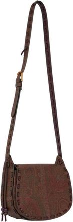 Etro Femme, Sacs, Brun, Taille: ONE Size Sac bandouli&egrave;re &agrave; motif cachemire jacquard