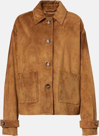 7 For All Mankind Jacke aus Veloursleder