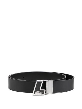 Lacoste ceinture en cuir - Noir