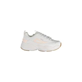 Fila Femme, Chaussures, Blanc, Taille: 39 EU Baskets en polyester avec semelle coussin&eacute;e
