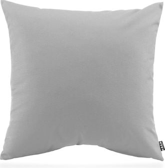 H.O.C.K. Classic Uni Outdoor Kissen inkl. Füllung Garten schmutz und wasserarbweisend (50x50cm, hellgrau)