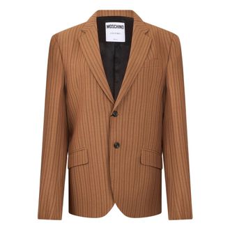 Moschino Klassischer Blazer - - Jackets - Herren - Braun - L