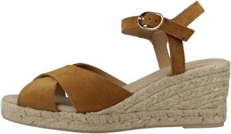 Geox Femme, Chaussures, Brun, Taille: 39 EU D Gelsa Low Wedge Sandal