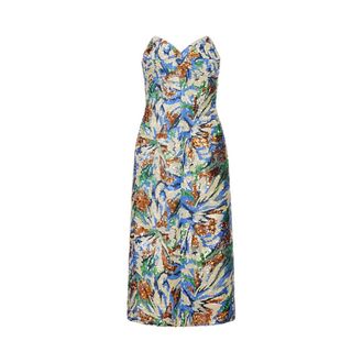 Paco Rabanne Femme, Robes, Multicolore, Taille: 38 FR Robe Mi-longue