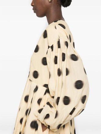 Stine Goya Dots Dress - Beige