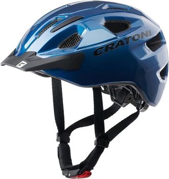 Cratoni Unisex - Erwachsene C-Swift Helmet, Blau Glänzend, Einheitsgröße