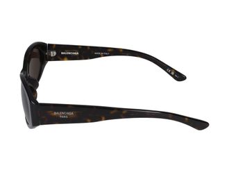Balenciaga Womens Bb0369sk Oval Acetate Sunglasses Havana