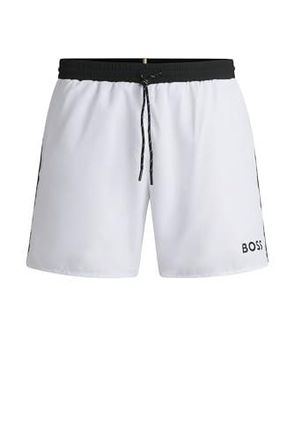 BOSS Hommes Starfish Short de Bain &agrave; s&eacute;chage Rapide et Logo imprim&eacute;