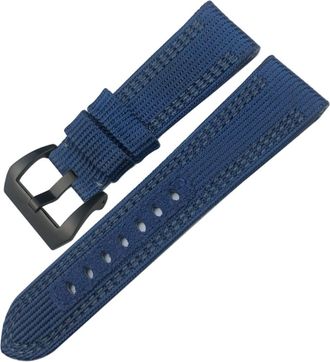Generic 24mm 26mm Nylongewebe Uhrenarmband passend für Submersible Luminor PAM Canvas Leder Sportarmband Geschenkwerkzeuge