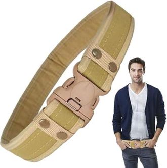 Generic Ceinture de travail &agrave; fermeture rapide, ceinture de travail | Ceinture tiss&eacute;e en polyester avec boucle &agrave; fermeture rapide - Sangle l&eacute;g&egrave;re pour lext&eacute;ri