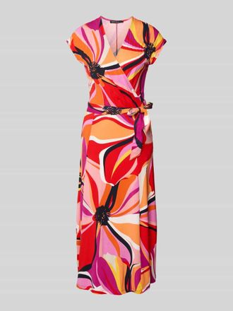Betty Barclay Midikleid in Wickel-Optik mit seitlicher Bindung