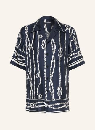Dolce & Gabbana Resorthemd Comfort Fit Aus Seide blau