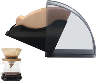 Generic Kaffeefilterst&auml;nder - Kaffeefilter-Organizer | Kaffeefilter-Aufbewahrung aus Acryl, staubdichter Filter-Organizer, Kaffeepapierhalter, Kaffeefilter-Ta