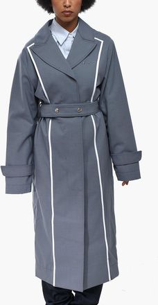 Off-white Mantel FORMAL mit kontrastierenden Details Off-White