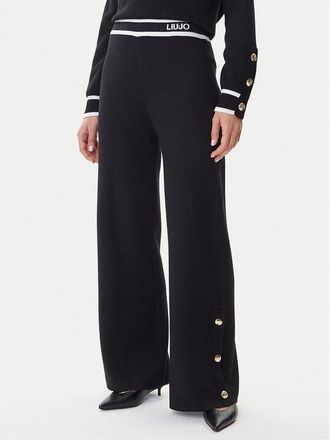 Liu Jo Strickhose TF5252 MS59L Schwarz Regular Fit