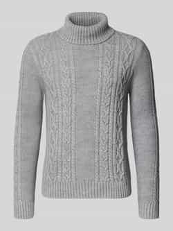 Superdry Rollkragenpullover mit Zopfmuster