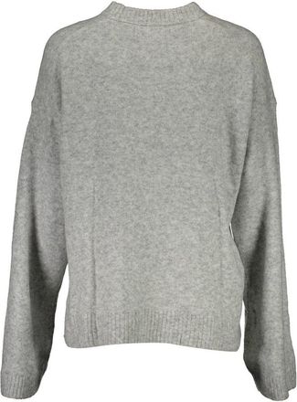 Calvin Klein Acrylic-Blend Crewneck Sweater - Gray